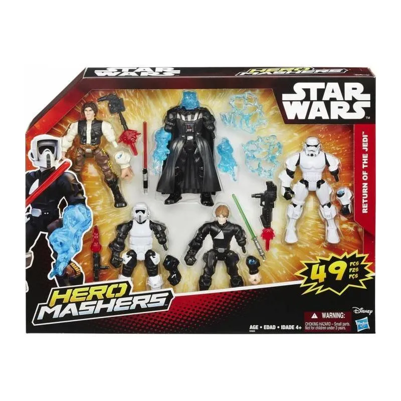 HERO MASHERS STAR WARS 5 FIGURAS DE HASBRO | Miravia