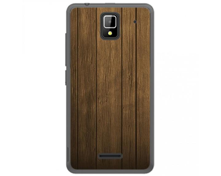 Tumundosmartphone Funda Gel TPU Orange Rise 33 Diseño Madera ...