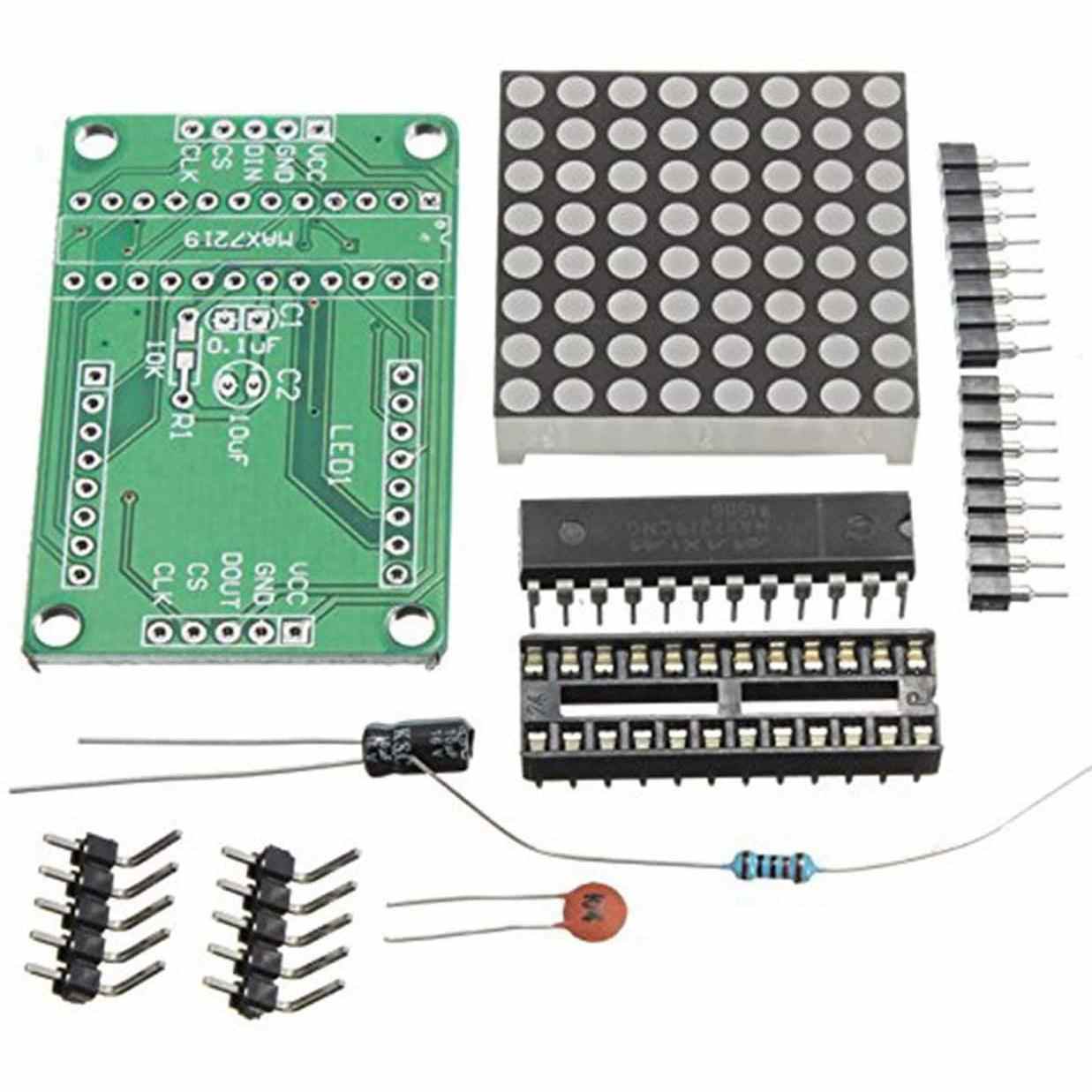 Kit para ensamblar display matriz 8x8 LED con MAX7219 Arduino | Miravia