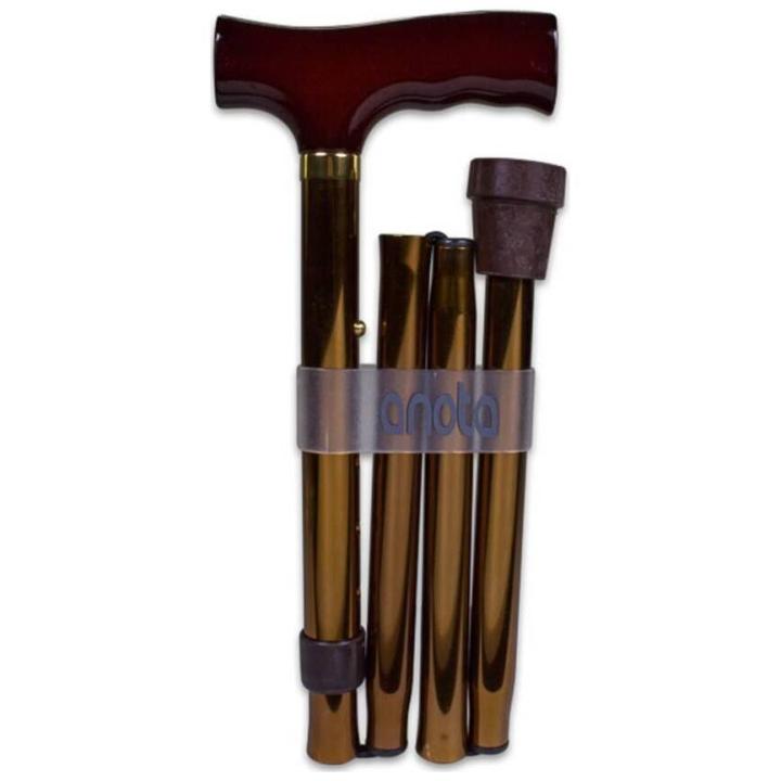 Prim Muletilla Plegable Aluminio Puño Recto Bronce 1Ud | Miravia