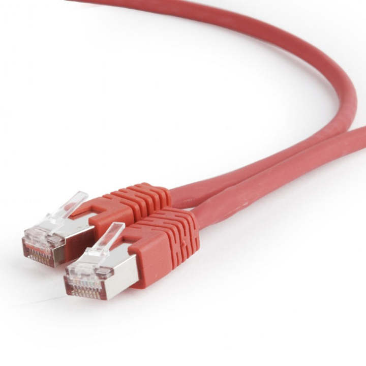 CABLE RED S-FTP GEMBIRD CAT 6A LSZH ROJO 0,5 M | Miravia