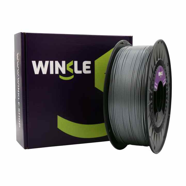 PLA 1.75 WINKLE HIGH DEFINITION GRIS PLATA 1kg CALIDAD | Miravia