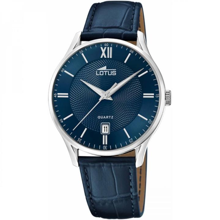 Reloj Lotus 18402/I hombre acero y piel azul | Miravia