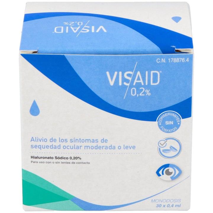Visaid 0,2% Gotas Oculares Estériles 0,4Ml X 30Uds | Miravia