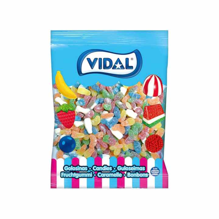 Golosinas Vidal Multisurtido Azúcar bolsa 1 Kg - Delicioso mix de ...
