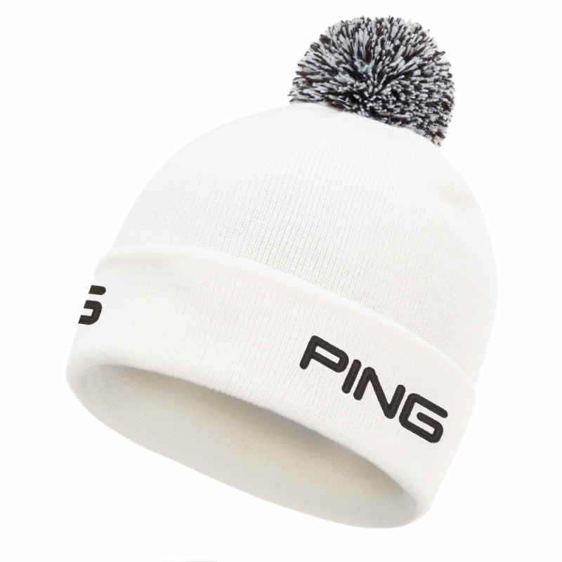 PING - Gorro Invierno - Cresting Knit Hat - White - Super comodo y ...