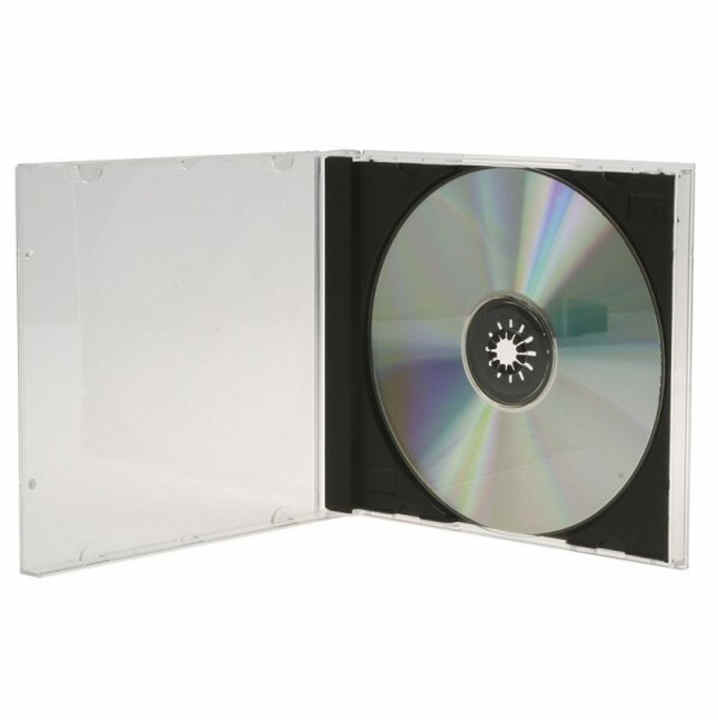 10 Cajas Completas para CD con Bandeja Color Negro / Marca ...