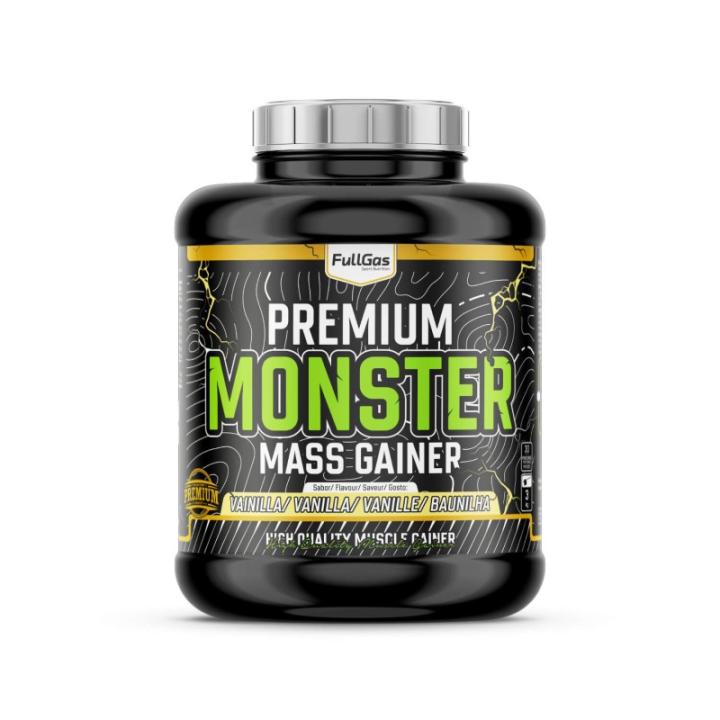 MONSTER Premium Gainer FullGas Sport | Vainilla 3kg | Miravia