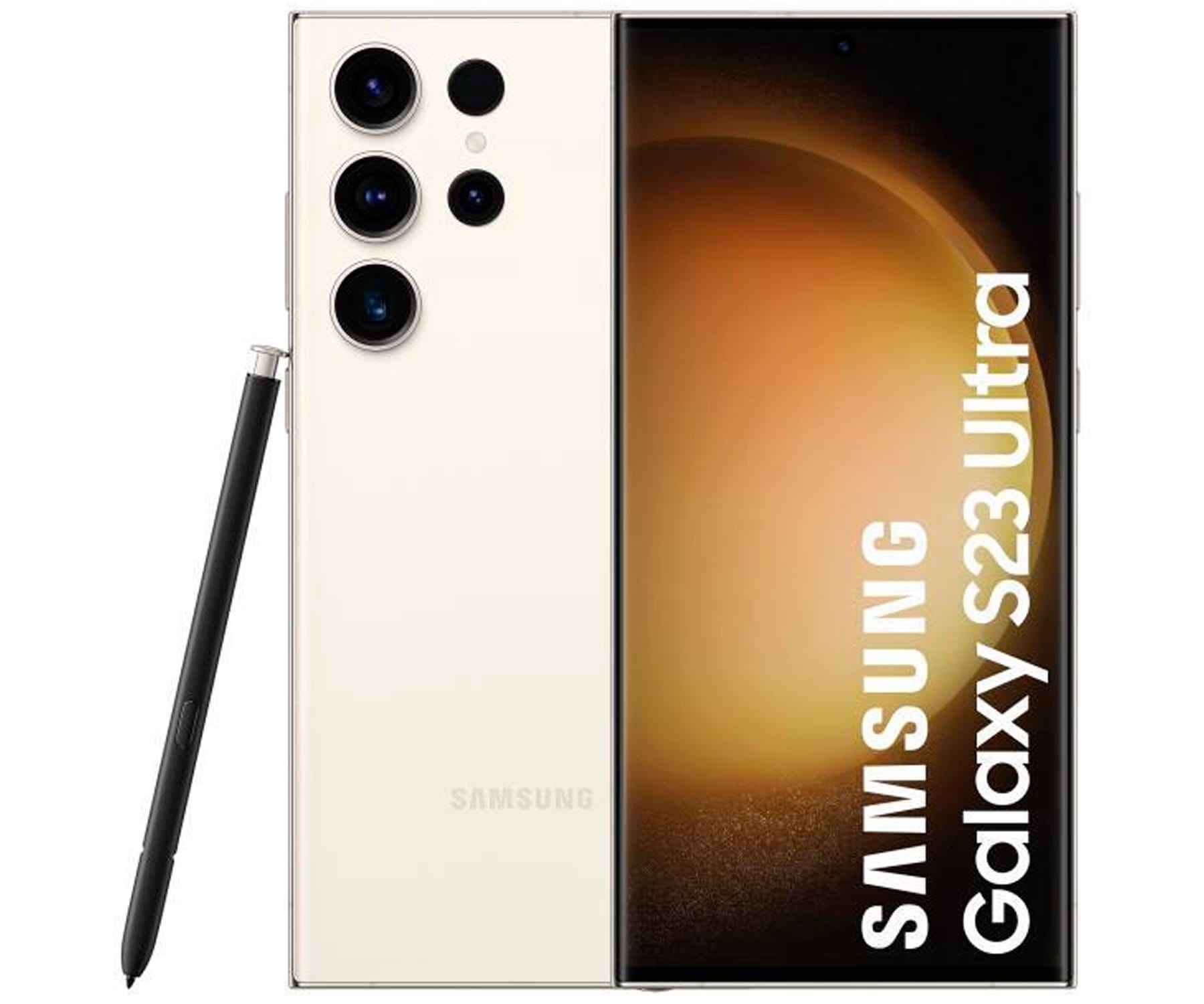 Samsung Galaxy S23 Ultra 5G Cream / 8+256GB / 6.8" AMOLED 120Hz Quad ...