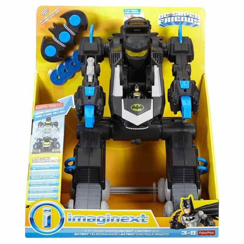 Imaginext Batman, Bat-Robot transformable, juguete para niño de Mattel ...