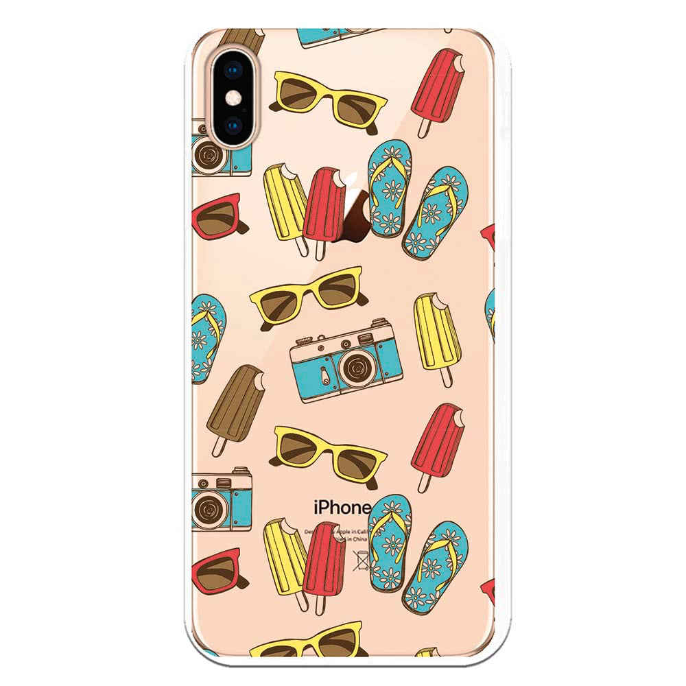 Funda compatible con iPhone XS Max - Patron summer | Miravia
