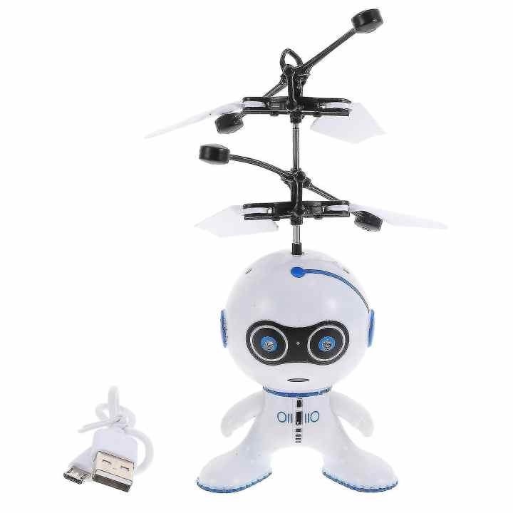 1 Set Flying Toy Flying Robot Toy Infrared Induction Flying Toy Kids ...
