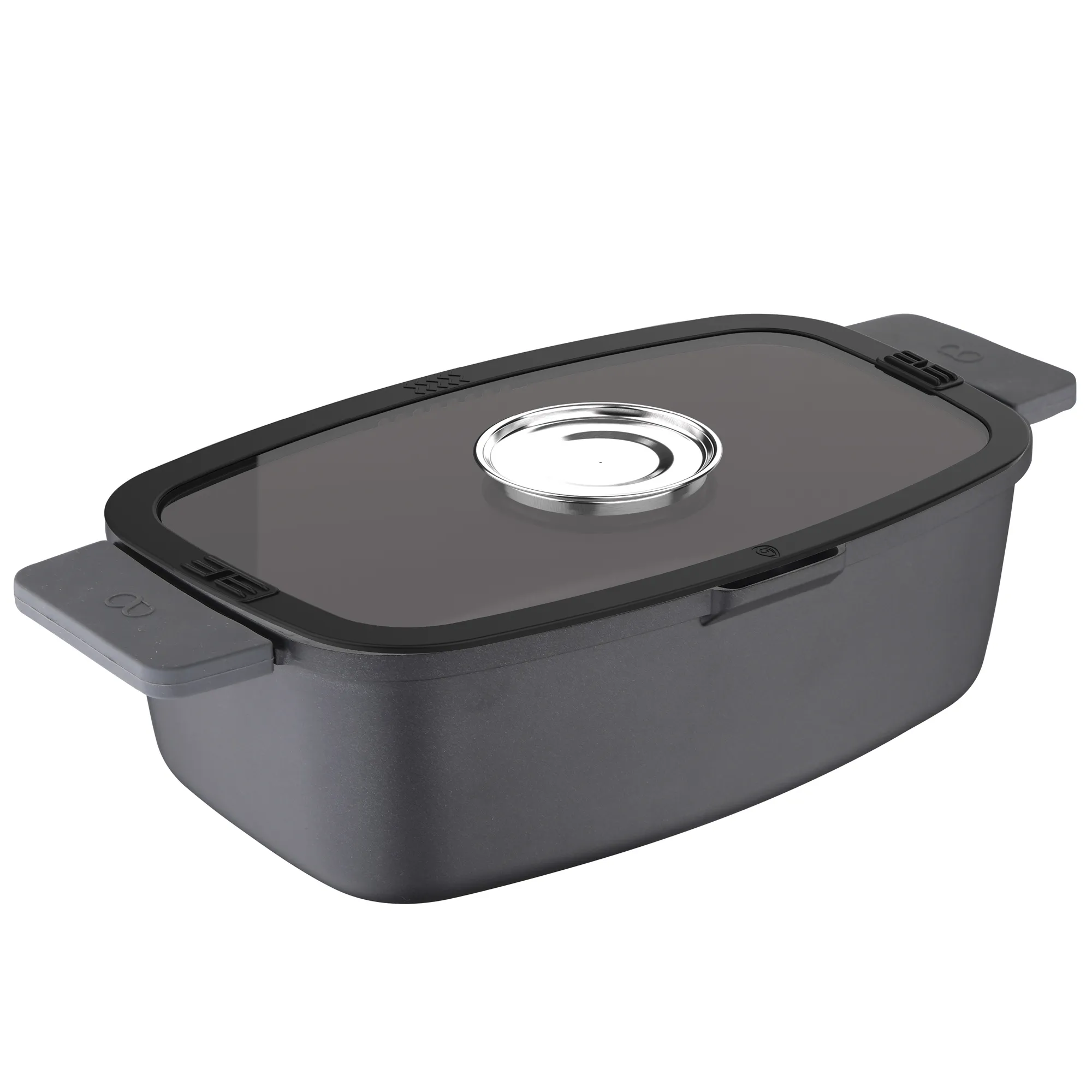 Rustidera 32x20x11cm 6l aluminio fundido con tapa, colección Essence | Miravia