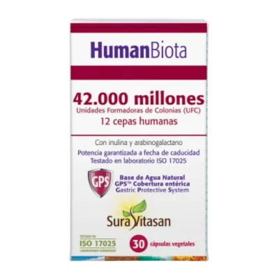 Human Biota Probiotic Sura Vitasan | 30Cap | Miravia
