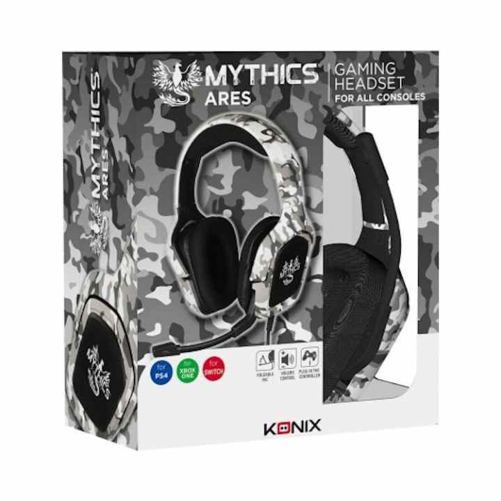 KONIX MYTHICS GAMING HEADSET ARES CAMO (PS4/XBONE/SWITCH) | Miravia