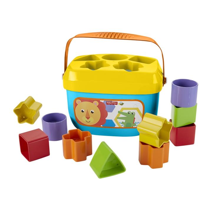 Fisher-Price Bloques infantiles, juguete para bebé +6 meses , diez bloques de colores para ...