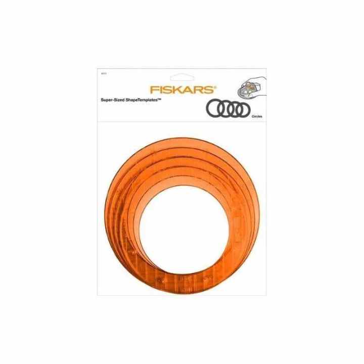 FISKARS PLANTILLA SHAPE TEMPLATE FISKARS CÍRCULOS GRANDES | Miravia