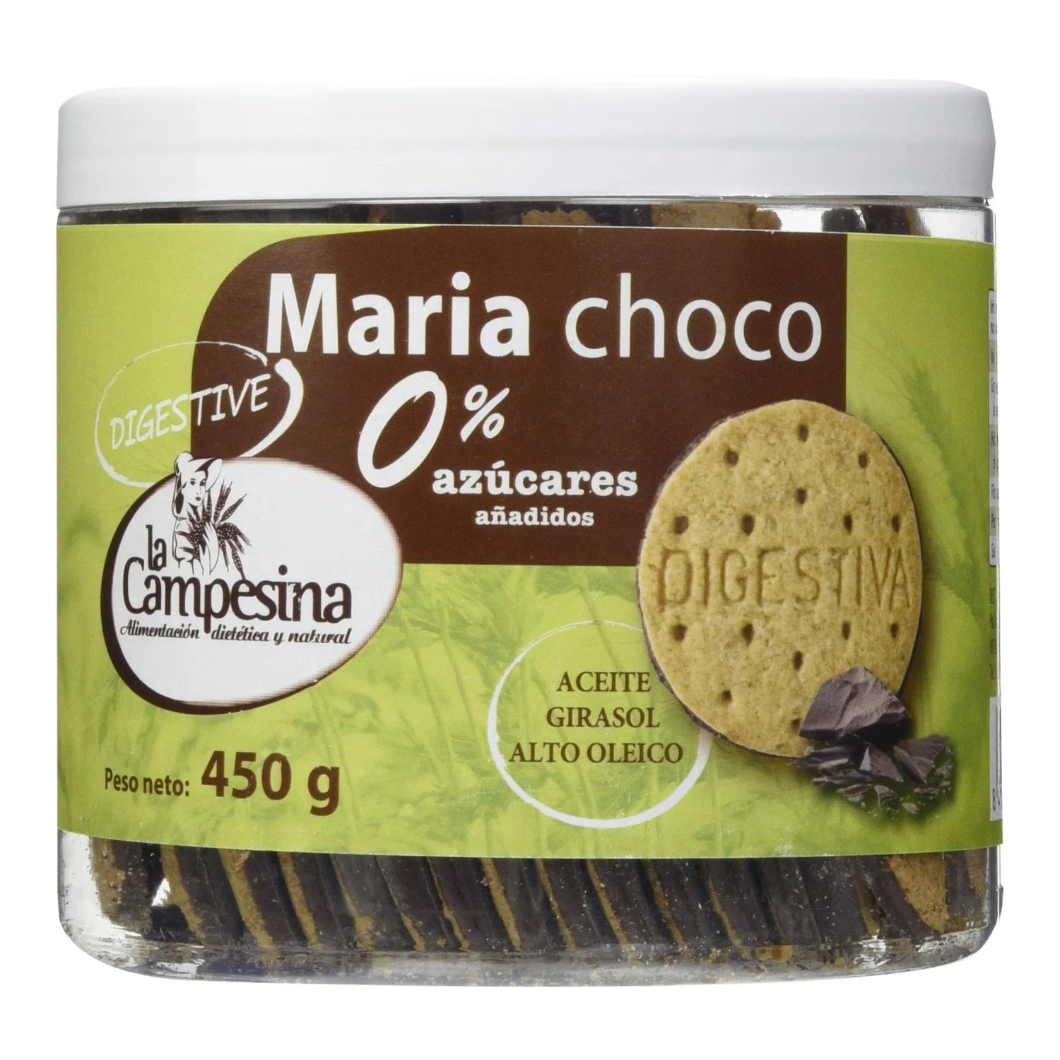 Galletas maría choco digestive sin azúcar - La Campesina | Miravia