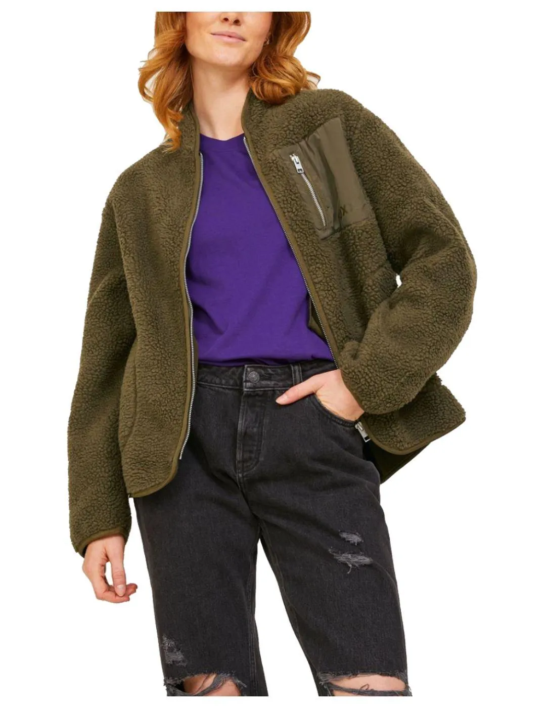 Chaqueta Julie Teddy JJXX | Miravia