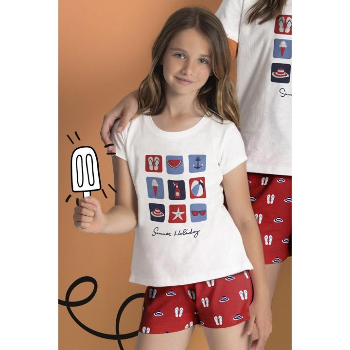 PIJAMA ADMAS DIVER MANGA CORTA SUMMER HOLIDAY PARA NIÑA | Miravia