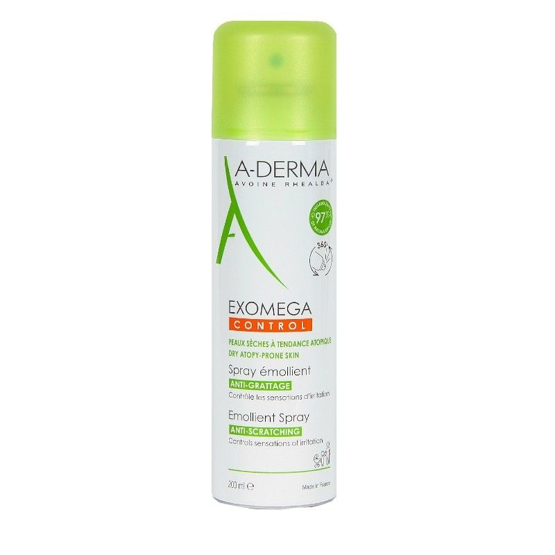 ADERMA EXOMEGA CONTROL SPRAY EMOLIENTE 200ML ADERMA Raíz Inicio Higiene ...