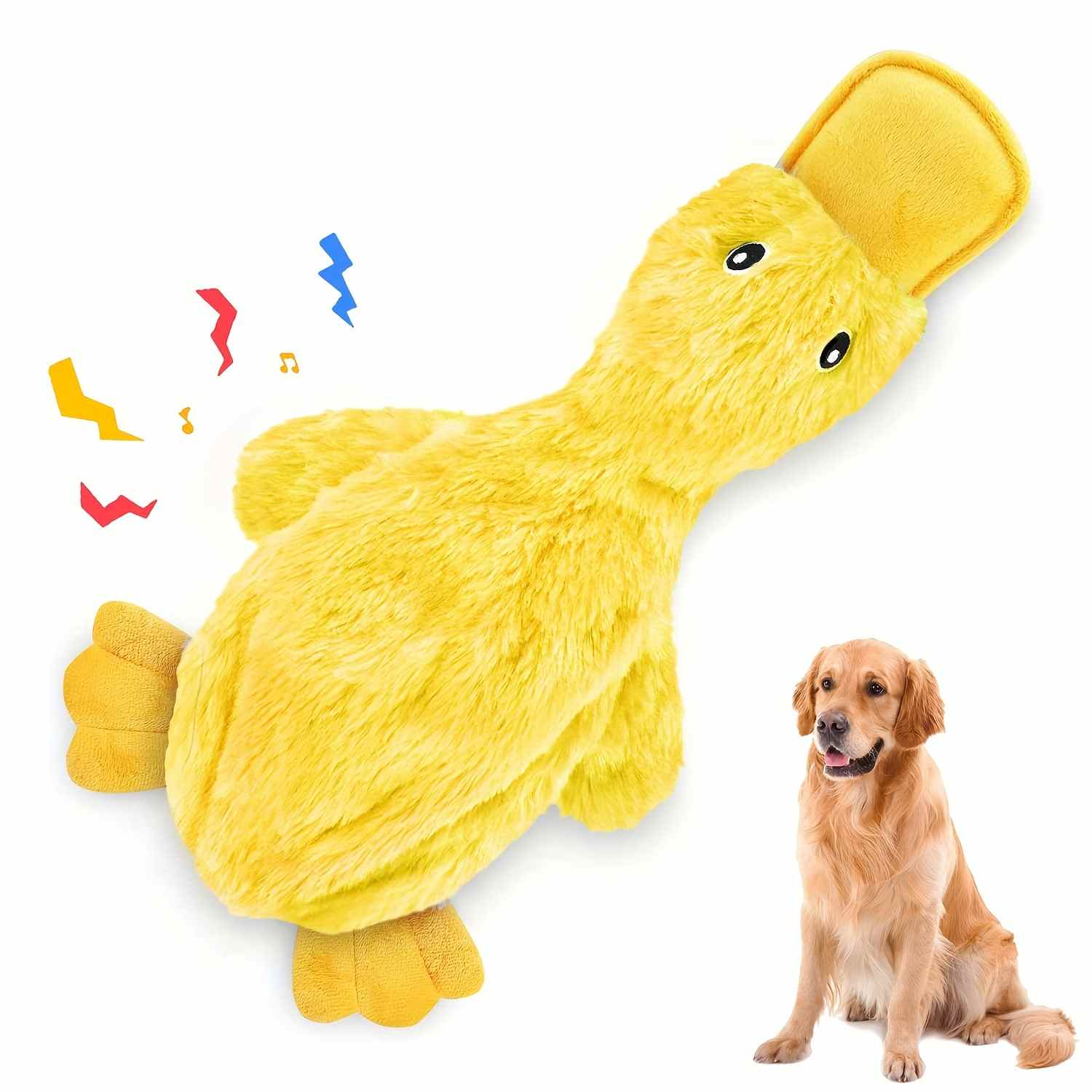 Durable Duck Design Chew Toy for Dogs - Interactive Grinding Teeth ...
