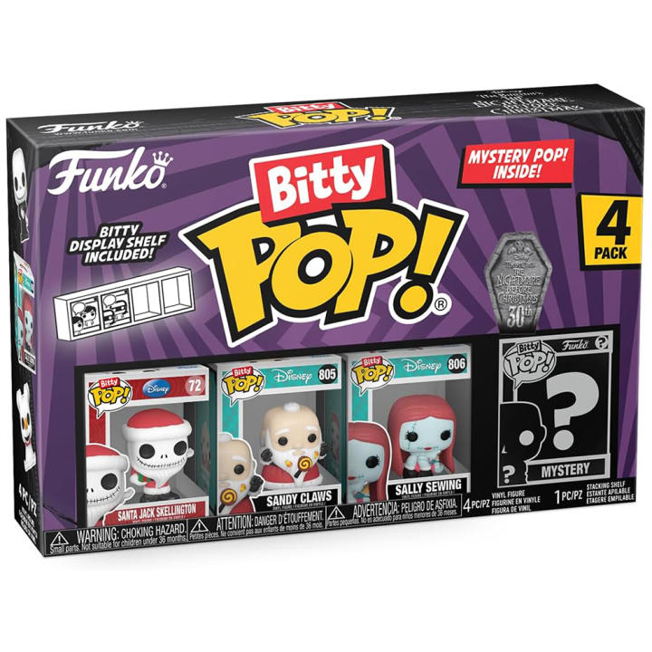 Funko Bitty Pop! Pesadilla Antes de Navidad - Santa Jack, Santa Clavos ...