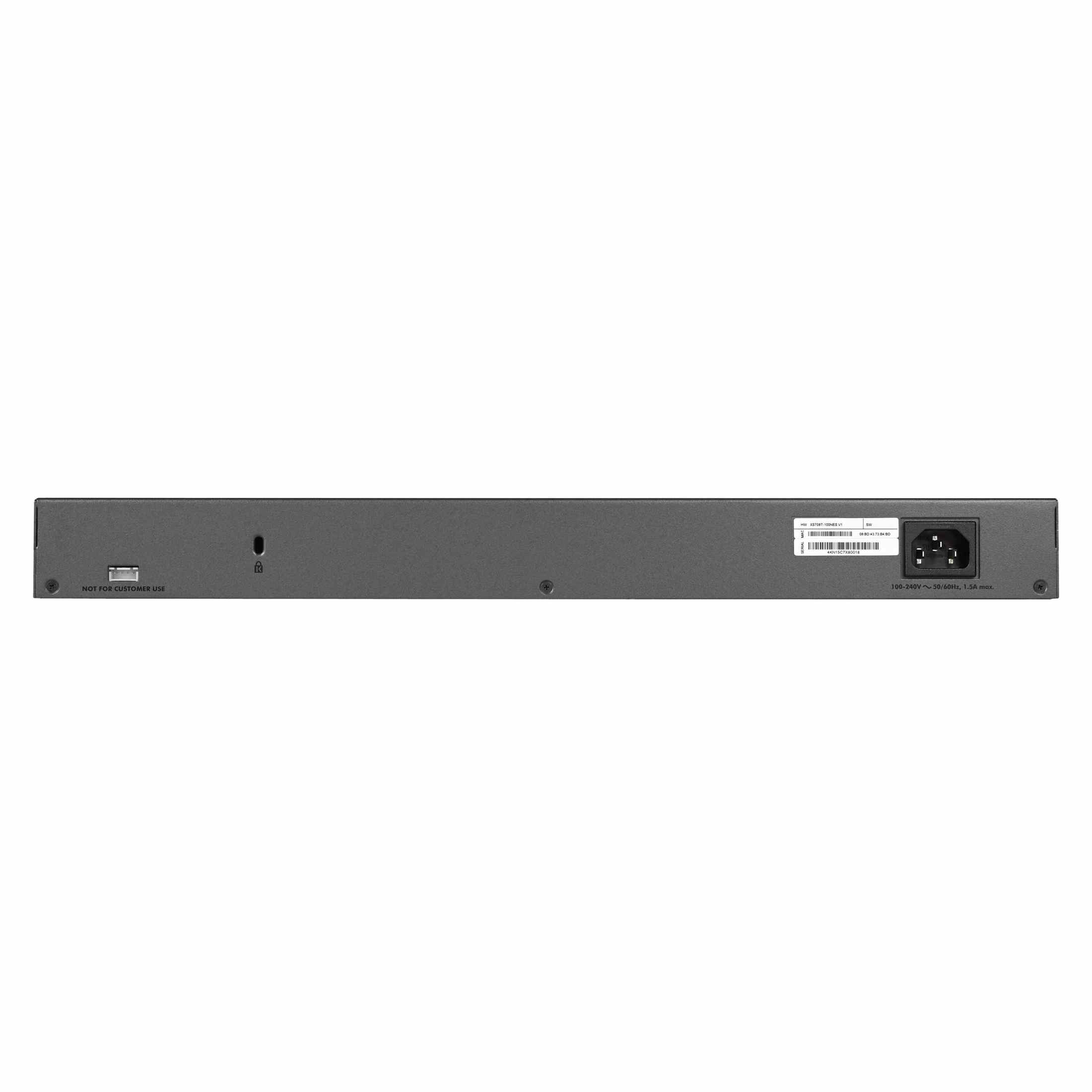 Netgear XS708E-200NES - Switch ProSAFE gestionable (8 puertos, Smart ...