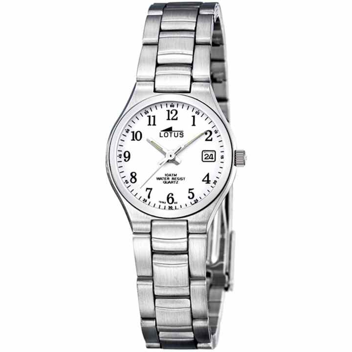 Reloj LOTUS CLASSICS 15193/2 acero mujer blanco | Miravia