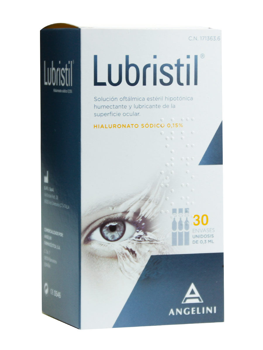 Lubristil solución oftálmica estéril 30 monodosis | Miravia