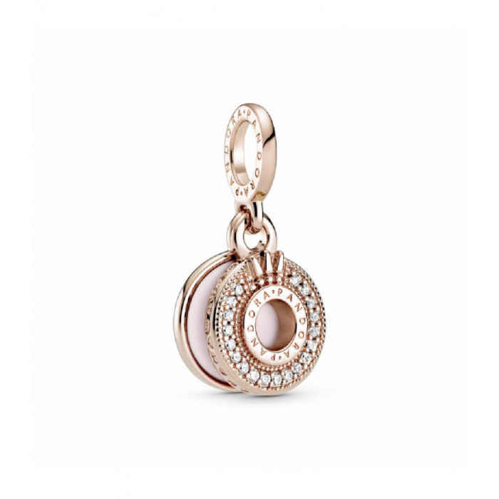 Charm colgante pandora corona de pavé brillante rosé - 789055C01 | Miravia