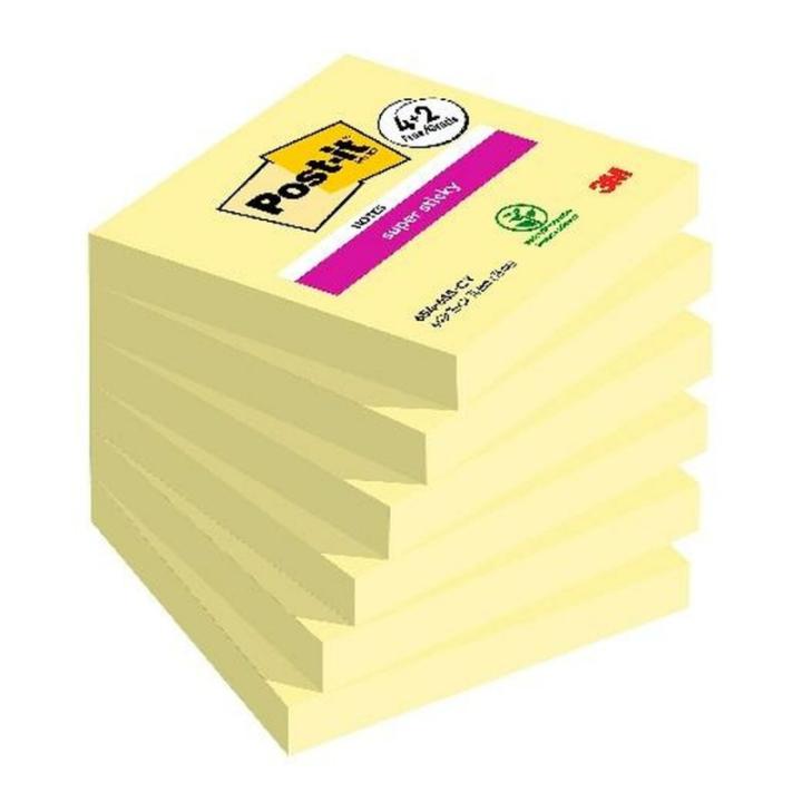 Post-it-Notas Adhesivas Post-it Super Sticky 90 Hojas 76 x 76 mm ...