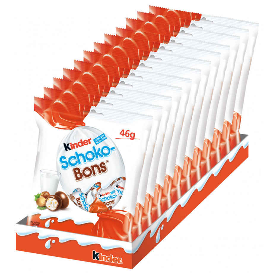 Kinder Schoko Bons - Deliciosas bolitas crujientes con trocitos de ...