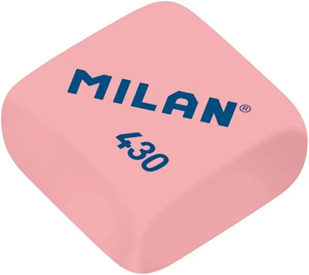 Milan 6x Gomas de Borrar Migas de Pan 430 Cuadrada Muy Suave - Colores ...