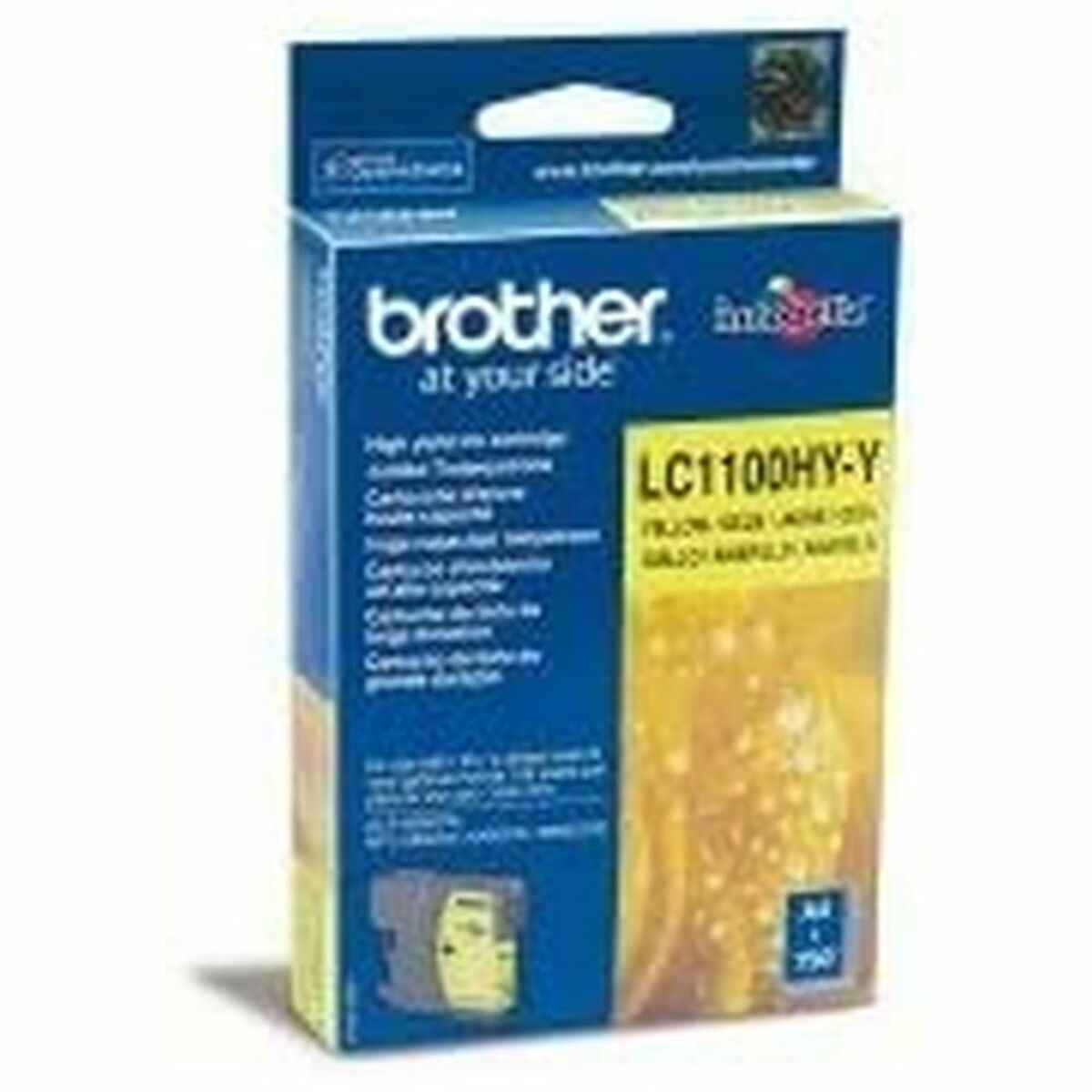Cartucho de Tinta Original Brother LC-1100HYY Amarillo | Miravia