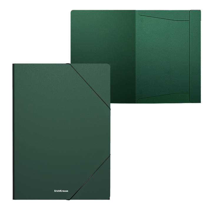 Erichkrause carpetas solapas matt classic - tamaño a4 - color verde (4 ...