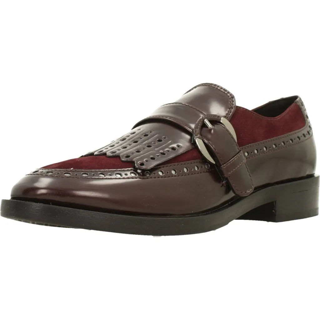 Geox Modelo Donna Brogue Color Burdeos | Miravia