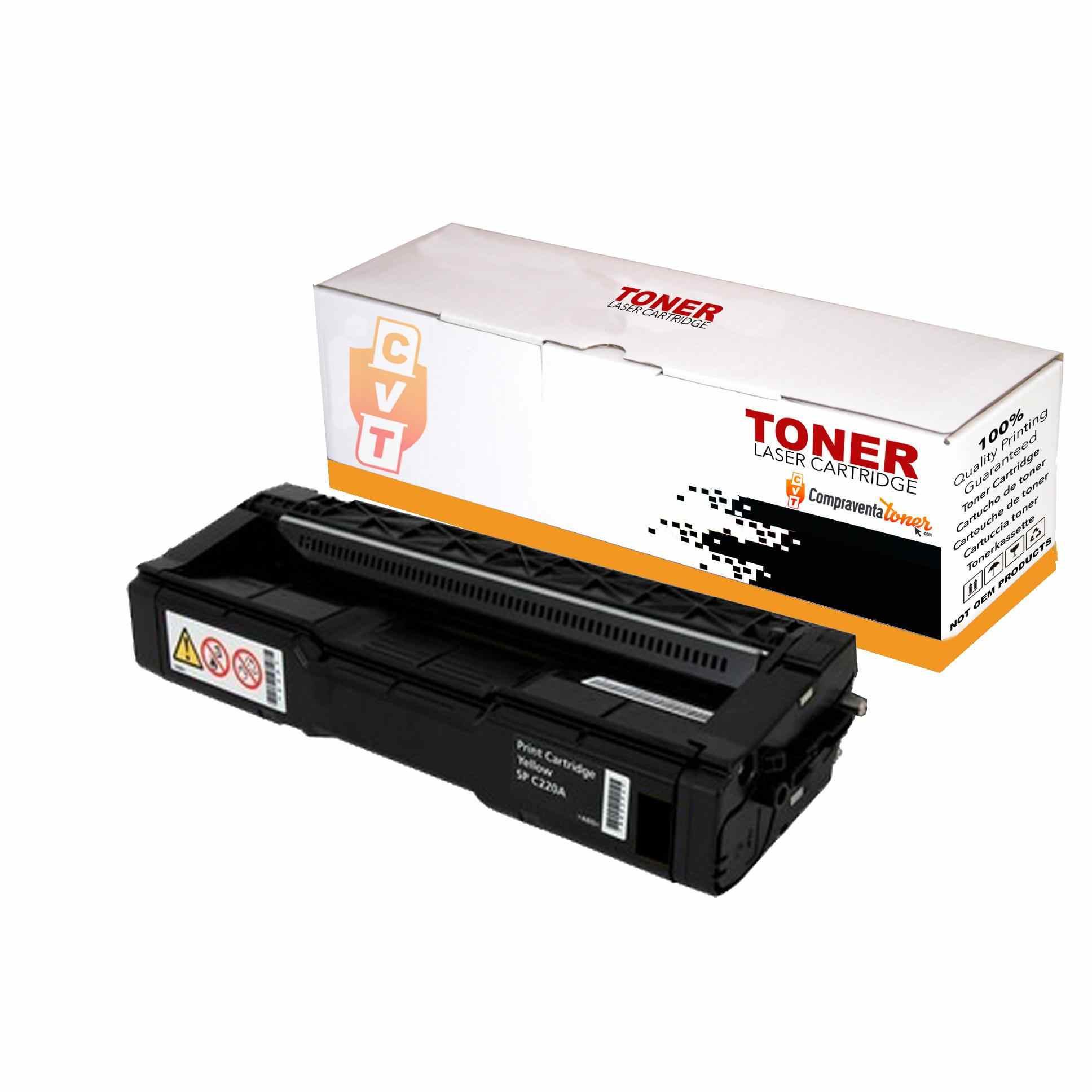 Compatible Ricoh Aficio SP-C220 / SP-C221 / SP-C240 406052 Negro Cartucho de Toner | Miravia
