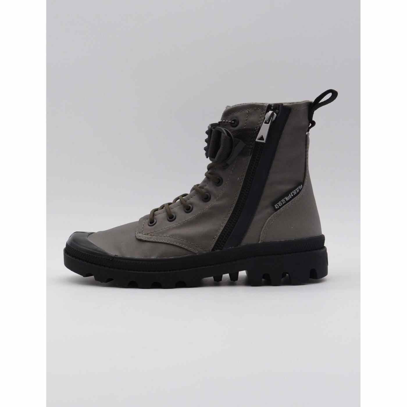 Palladium Bata Verde Cremallera X Fuera PALLADIUM 6829541556317 BOTINES ...
