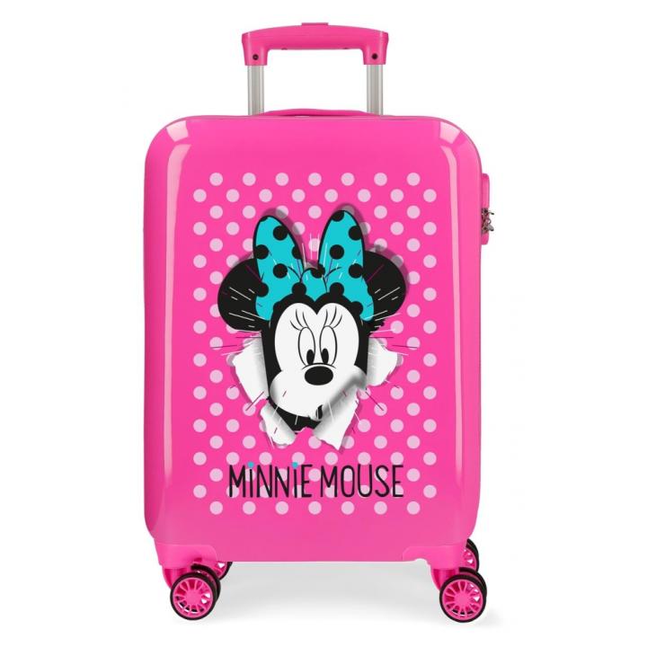 Maleta de cabina Minnie rÃ­gida 55cm Sunny Day Fucsia | Miravia