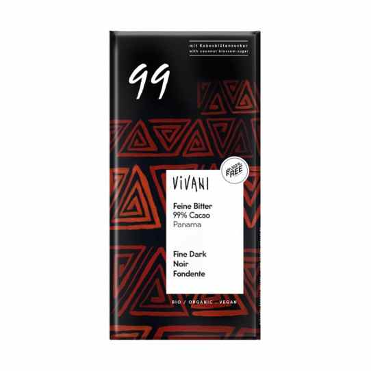 Vivani Chocolate negro 99% bio 80g Vivani | Miravia