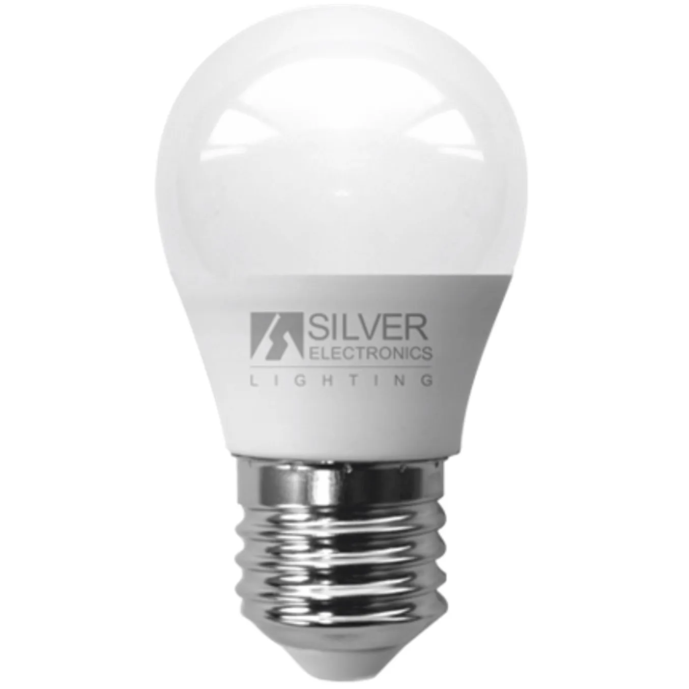 Bombilla led silver electronic eco esferica 5w=35w - e27 - 3000k - 399 ...