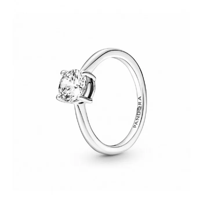 Anillo Solitario Pandora Brillante - 190052C01 | Miravia