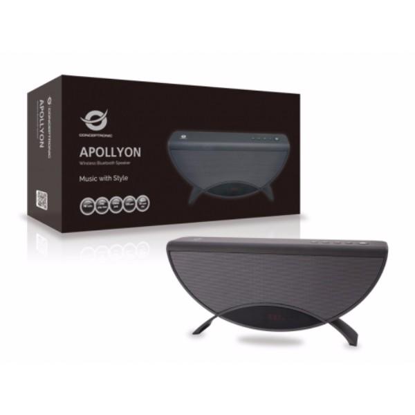 Altavoz conceptronic bluetooth apollyon color gris reproduce mp3 desde ...