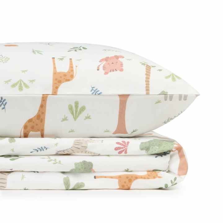 TEXTURA Sábana estampado jungla blanco | Miravia