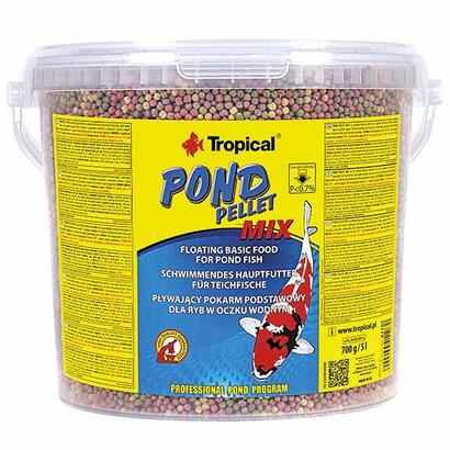 Tropical Pond Pellet Mix - Food For Pond Fish - 5L | Miravia