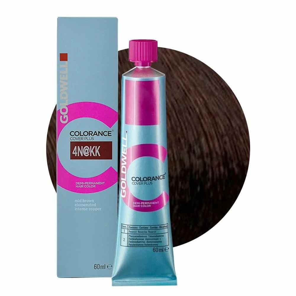 Goldwell - Tinte Colorance 4N@KK Medio Marrón Claro Cobre Intenso 60 ml ...