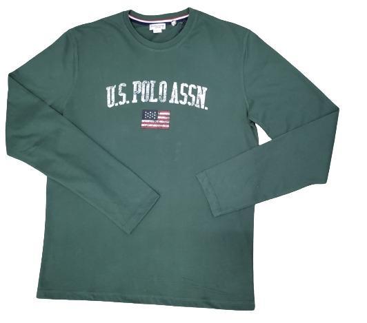 Camiseta U.S.Polo Bandera verde | Miravia