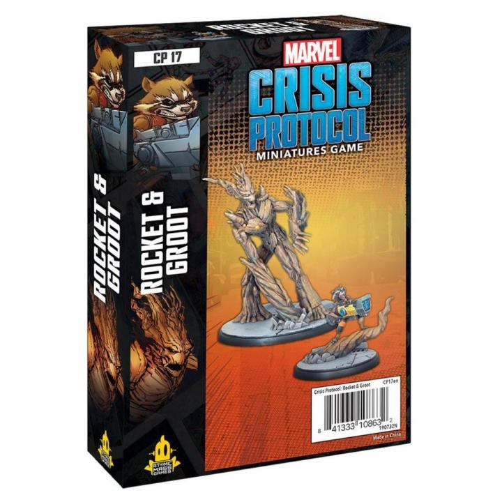 Asmodee - MARVEL CRISIS PROTOCOL: Rocket and Groot (Inglés) | Miravia