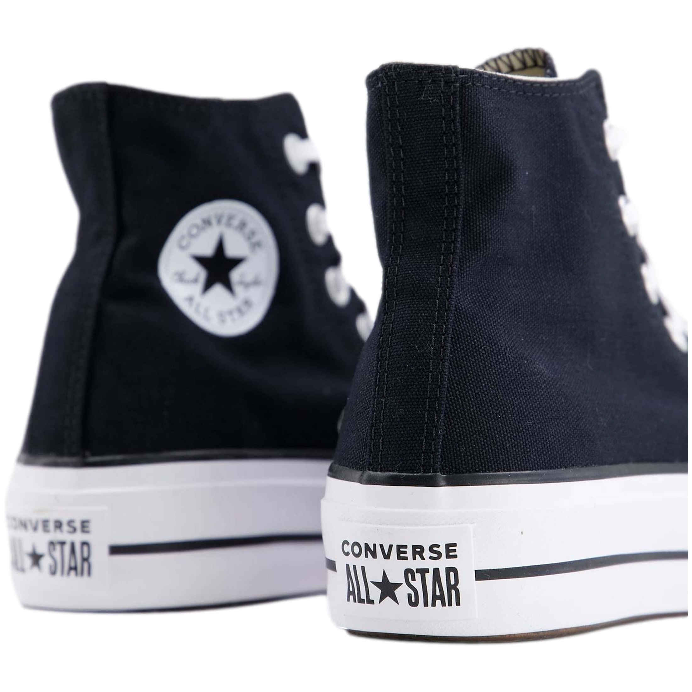 Converse modelo Chuck Taylor All Star Lift para Mujer color Negro | Miravia